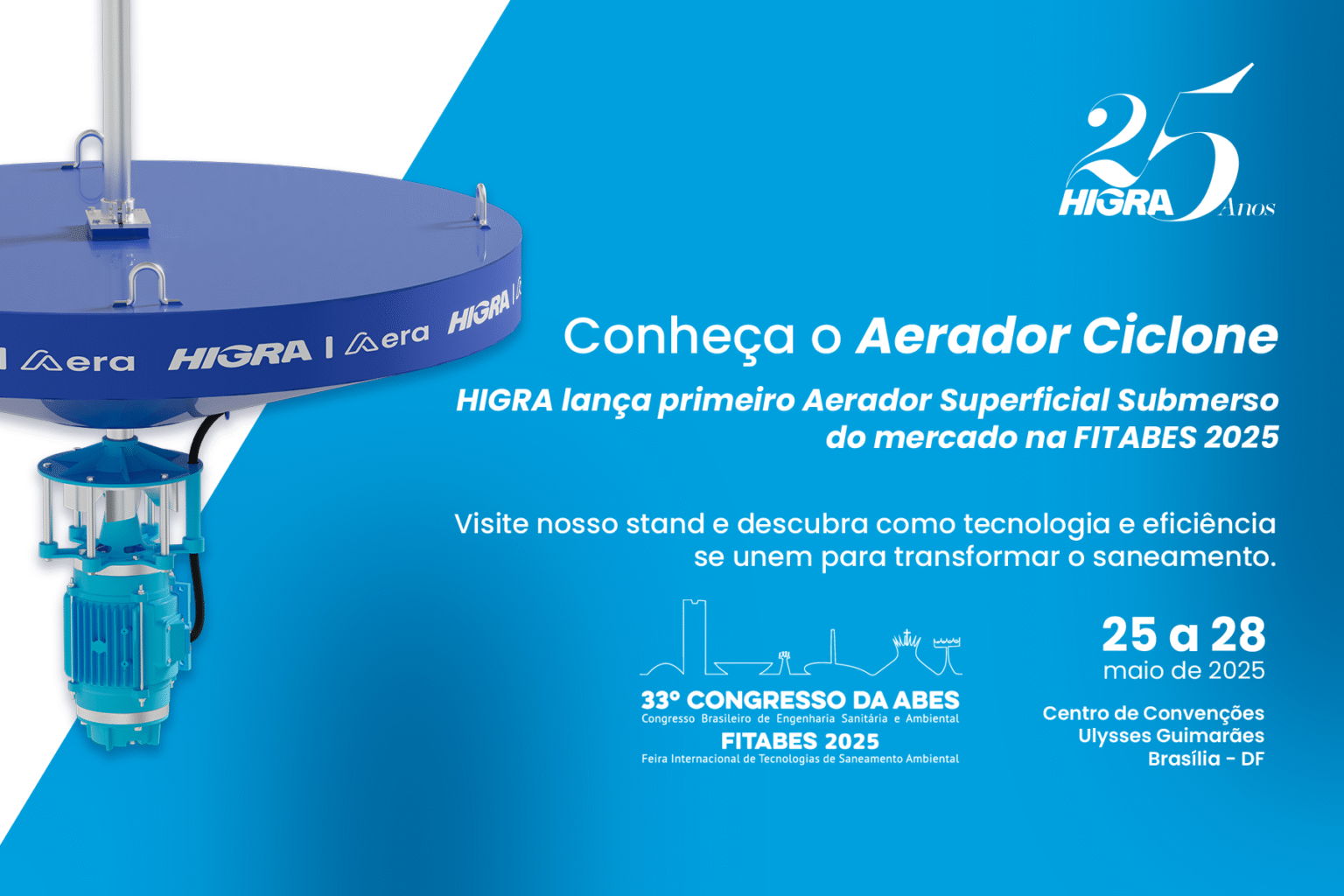 HIGRA lança primeiro Aerador Superficial Submerso do mercado na FITABES ...